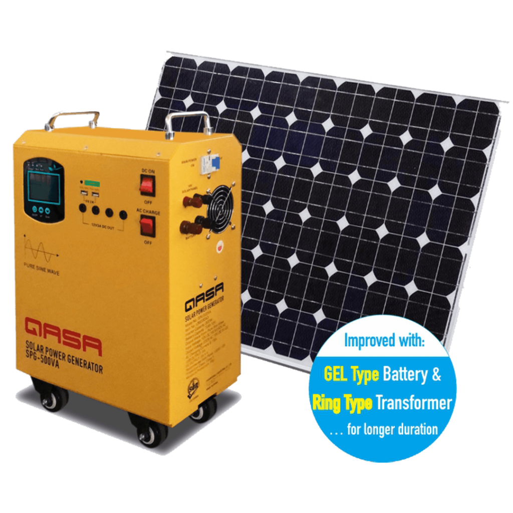Solar Power Generator SPG-500VA - Qlink QASA